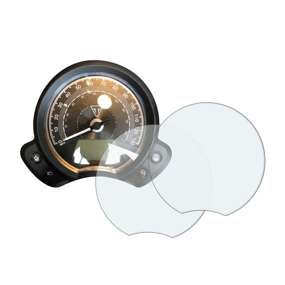 2 x Triumph Bonneville Speedmaster 2018+ Dashboard Screen Protector ...